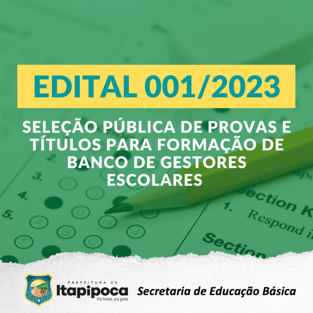 Editais – Portal da SME Itapipoca